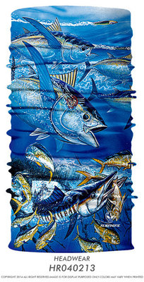 Fishing Theme balaclava seamless coolmax Uv Protection Necktube sport bandana supplier