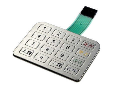 Corners Vandalproof Metal pinpad for ATM and kiosk with interface USB,PS/2 and RS232