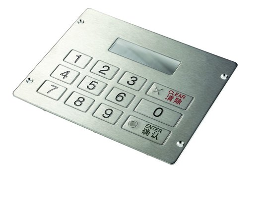 Industrial Metal Numeric Keypad