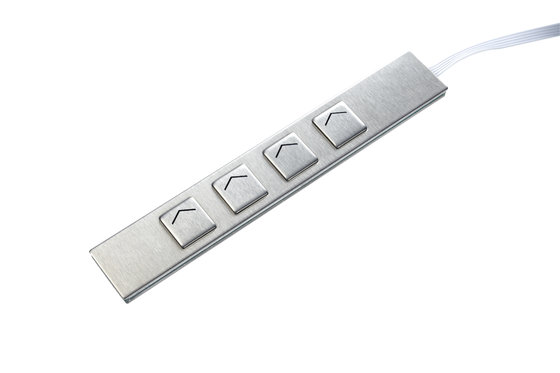 Rugged Vandalproof ATM Parts , Metal Numeric Keypad For Kiosk