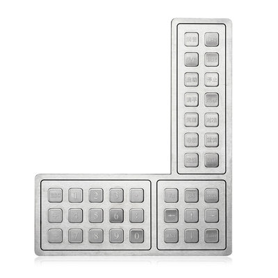 Gun-shape Stainless Panel Mount Rugged Numeric Keypad With Back-Lit Keys