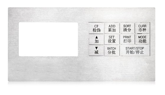 Weatherproof Stainless Steel Metal Panel Mount Keypad With 12 Back-Lit Keys