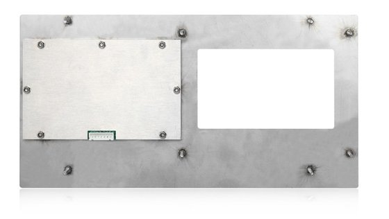 Weatherproof Stainless Steel Metal Panel Mount Keypad With 12 Back-Lit Keys