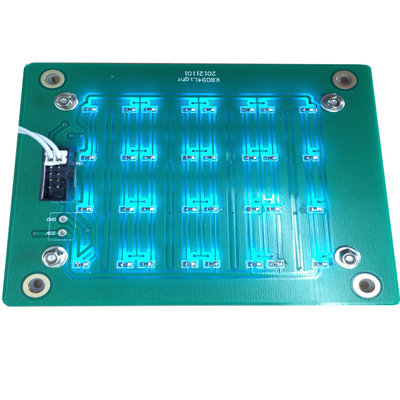 Compact Vandal Proof Flat Marine Keypad With Green Backlight , 4 X 4 Keypad