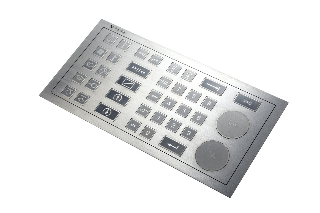 OEM Multilanguage Buttons Encrypted Metal Numeric Keypad / Numeric Key Pad