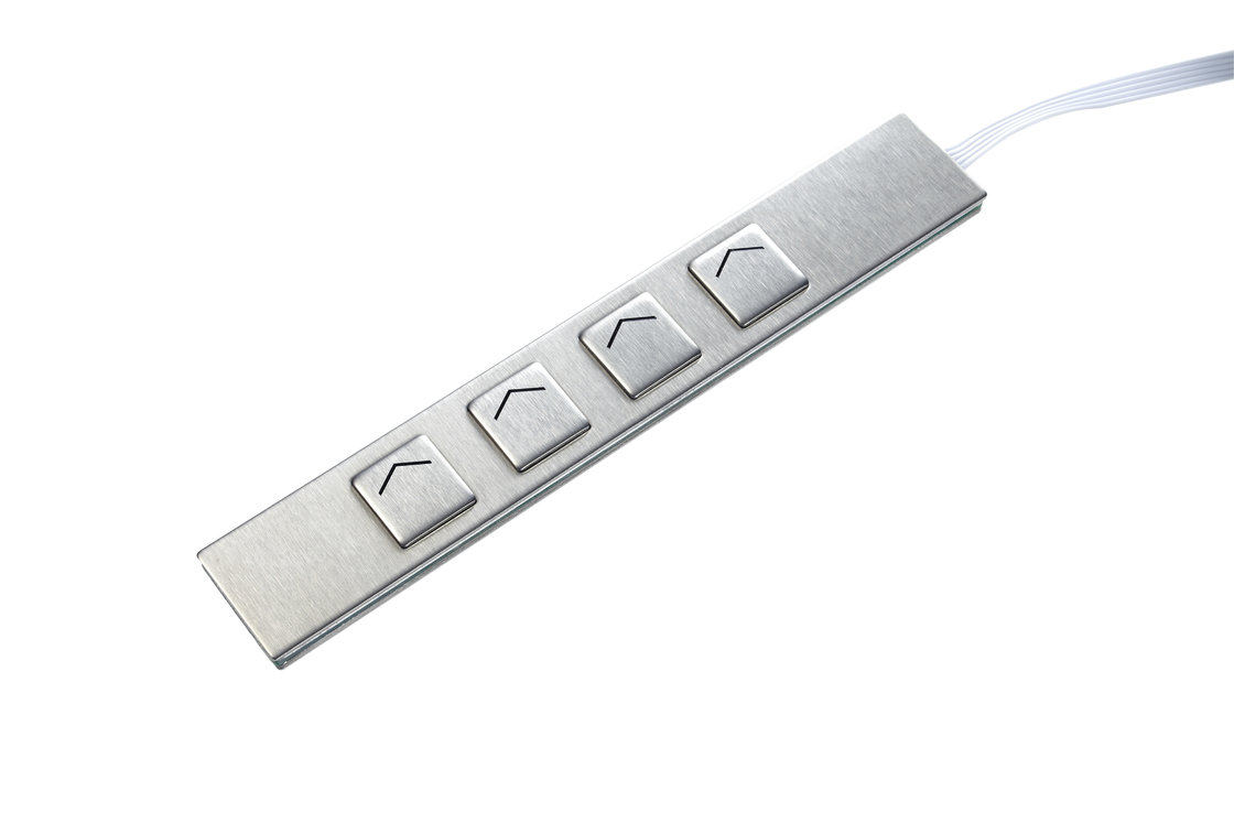 Rugged Vandalproof ATM Parts , Metal Numeric Keypad For Kiosk