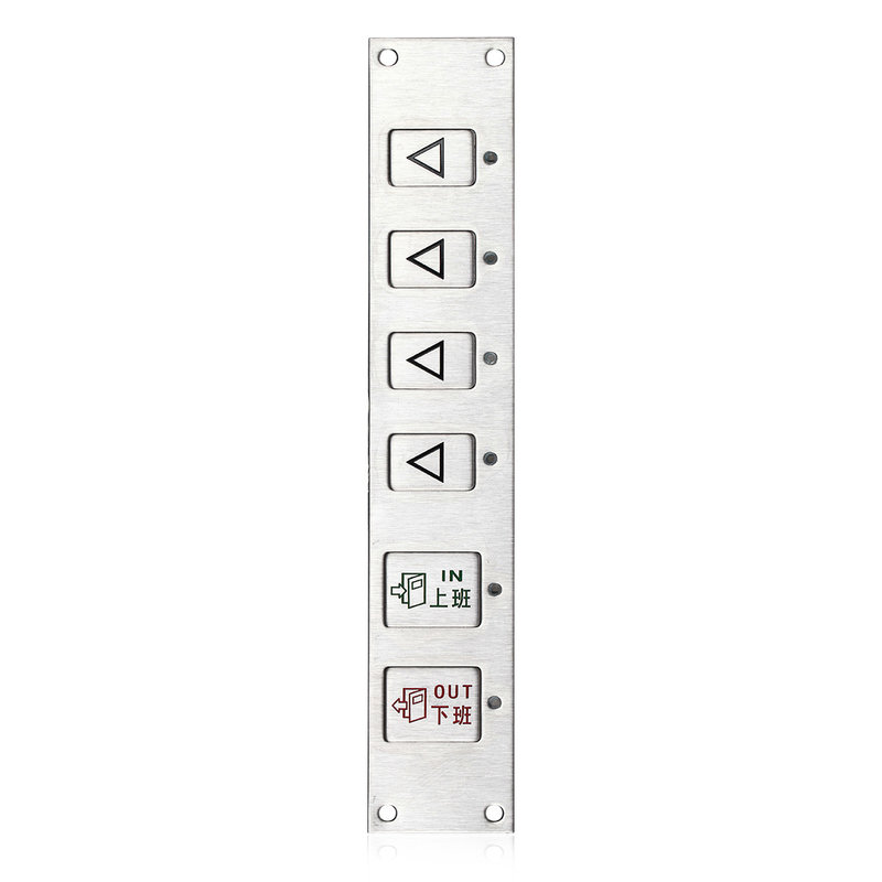 IP65 Waterproof Anti-Vandal Precision Metal Numeric Buttons For Keypad