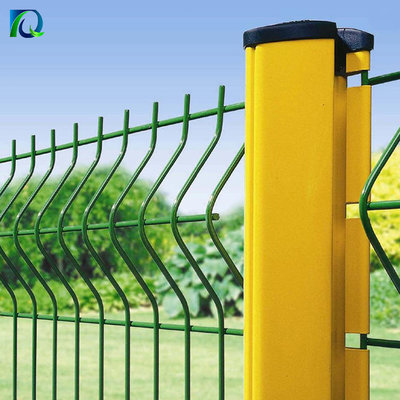 Dark Green 3D Curved Security Welded Wire Fence