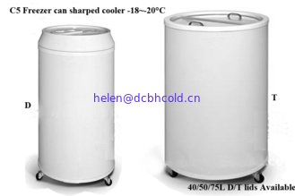 China -18~-20°C Can Cooler HH-C5 40/50/75L D/T lid design  Freezer can sharped cooler supplier