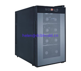 China 8 Bottles 25L Wine Cooler Single Zone (Thermoelectric Wine Cooler Wine Cellar) supplier