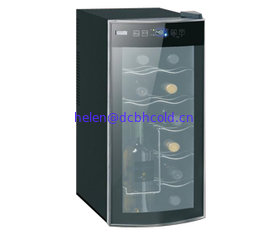 China 12 Bottles 35L Wine Cooler Single Zone (Thermoelectric Wine Cooler Wine Cellar) supplier