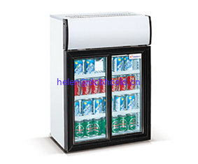 China 85L double door MiniBar Baverage Fridge/Countert top showcase supplier