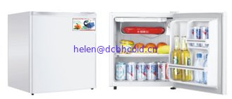 China 50L DC upright solar fridge AC/DC compressor fridge (50/70/90L upright single door) supplier