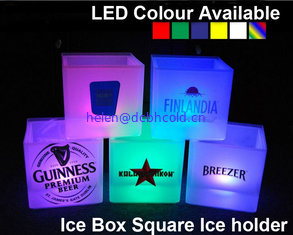 China LED Ice bucket ice box ice barrel plastic cooler box supplier