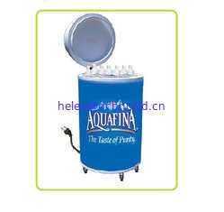 China 40L Cooler Fridge on Wheels Movable can cooler- 0-10 degrees-Cooler Barrels party cooler supplier