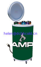 China 50L Cooler Fridge on Wheels Movable can cooler- 0-10 degrees-Promotional Cooler Barrels supplier