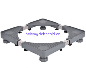 China 42cm-62cm Adjustable Metal Stand with Wheels for Refrigerator supplier