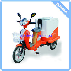 China Electrical Fridge Tricycle Bike support >50km 80L 20km/H-Movable cooler bike supplier