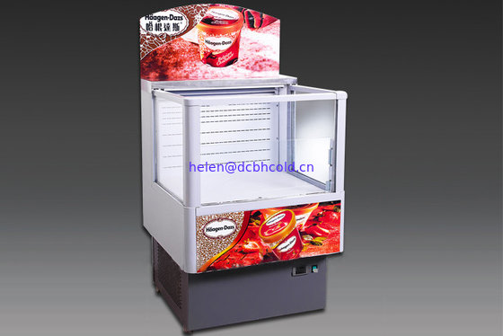 mini Drink Show Case Cooler front open Cooler Displayer freezer supplier