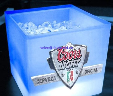 Flashing Ice bucket ice box ice barrel plastic cooler box supplier