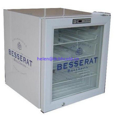 MiniBar fridge cooler 52L solid door fridge with tem.control panel supplier