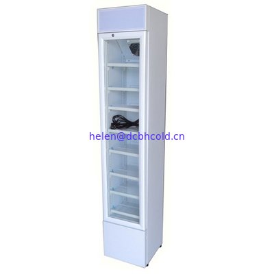 Slim display fridge White supplier