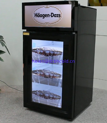 Display cooler with movie 21L to 235L fridge or freezer supplier