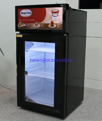 Display cooler with movie 21L to 235L fridge or freezer supplier