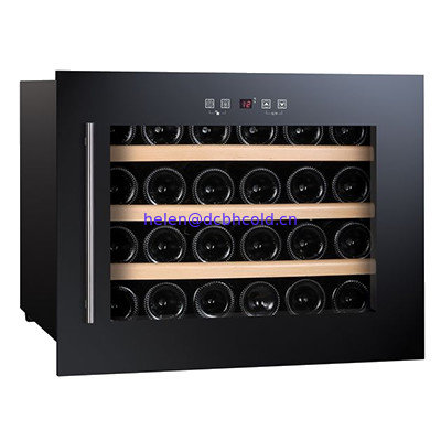 24 Bottles 56L Wine Cooler Single Zone Build in cooler supplier