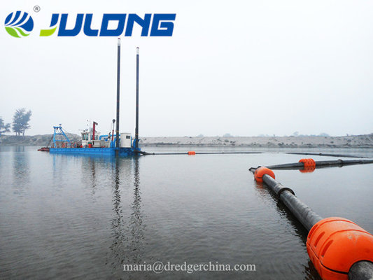 Julong 3500cbm/hr Cutter Suction Dredger for river sea sand and land reclaimation