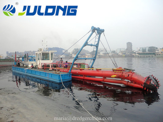 JULONG CUTTER HEAD DREDGER JLCSD300 FOR RIVER SAND DREDGING AND MINING