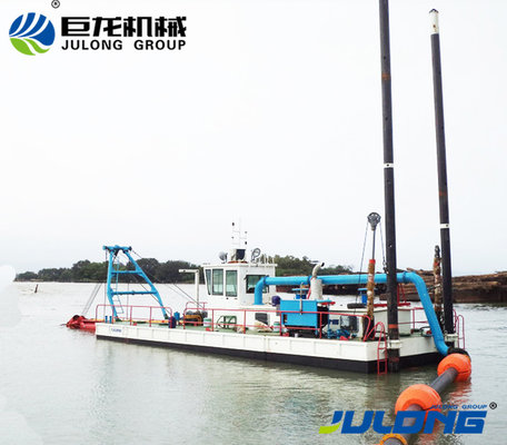 6 Inch 500m3/Hr Output Cutter Suction Dredger for Sand Dredging
