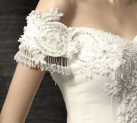 Exquisite Slim Lace Princess Wedding Gowns Summer elegant wedding dresses LXHS-1558