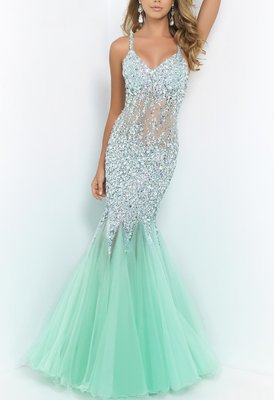 Shinning diamonds mermaid skirt open back for Wedding Evening Party LXYWQ-2697