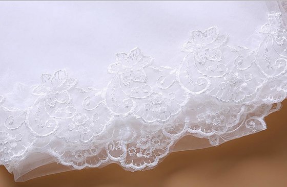 Lace Veil Bride Wedding Accessories in White LXTS-122/7