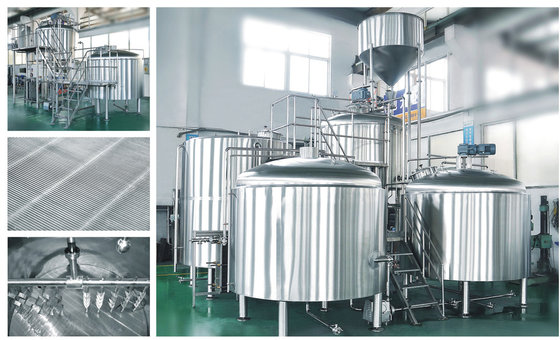 Beer Brewhouse Brewery System , Capacity 500L 1000L +