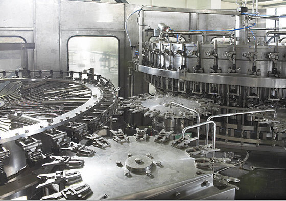 Low Noise Liquid Filling Machine Washing Filling Capping 3 In 1