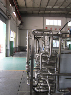 Stainless Steel Fruit Juice Plant Milk Pasteurization Machine Customized