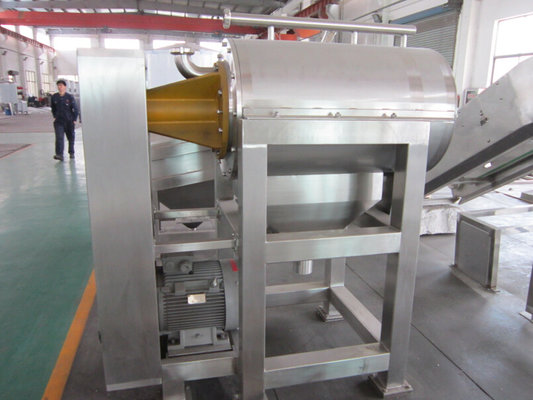 Full Automatic Fruit Juice Plant Fruit Pulper For Orange Mango Apple