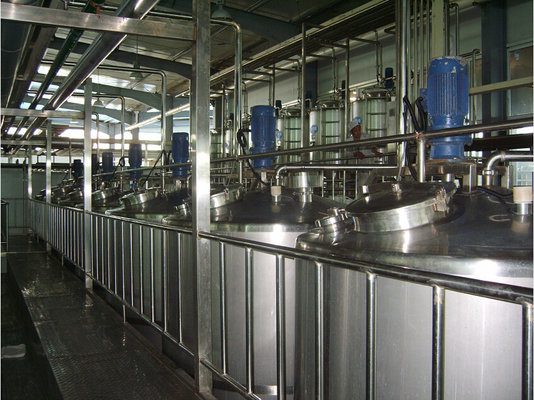 High Polished Mixing Stainless Steel Fermentation Tank Emulsification