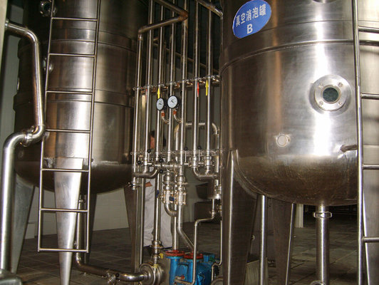 Stainless Steel Tanks -  Vacuum Defoaming Filter Storage Tank - reduce bubbles