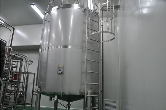 Gravity High Level Stainless Steel Tank For Milk Dairy Yogurt Plant