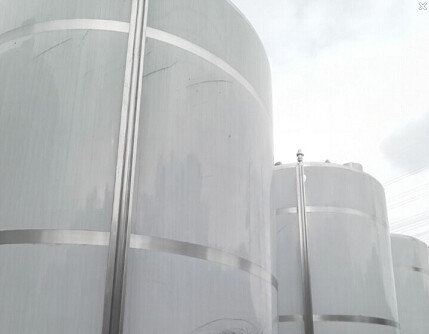 Storage Tanks - Water Oil Dairy Milk Liquid - Round Top / Disc Cover