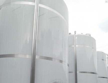10 Ton Plus Beverage Dairy Storage Tanks - Buffer Tank - Milk Heating Cooling Tank