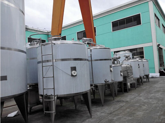 500L + Still Yogurt Plant / High Level Tanks /  PU Heat Insulated / Stainless Steel Roll Material