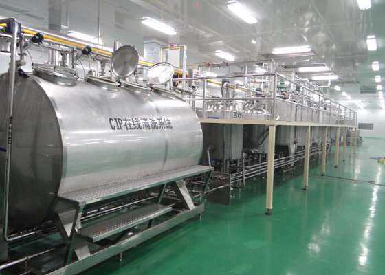 Manual Conjoined CIP Cleaning Tanks / Single or Multi loop SUS304  Stainless Steel
