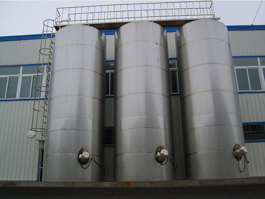 Fresh Milk Outer door Storage Mixing Tanks Side Agitator  30 Ton