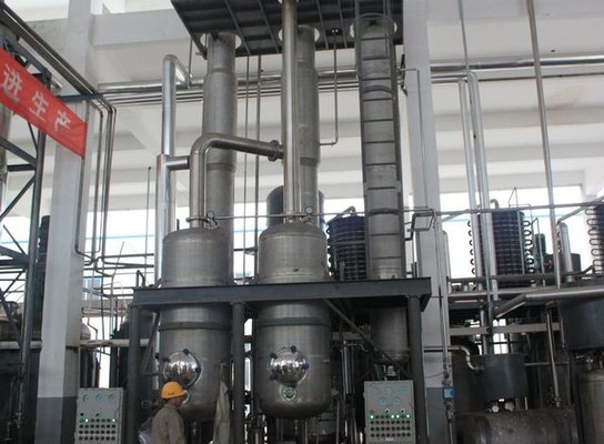 Falling Film Vacuum Evaporation / Alcohol Evaporation Tanks / Stainless Steel Roll Material