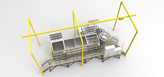 Infiltration Solution Storage Tanks / Standard Impregnation Equipment SUS304 Stainless Steel
