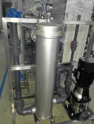 10 Ton Ultra filtration Water Treatment with Blue Red Grey Fiber Glass Tank / Carbon Steel Tank
